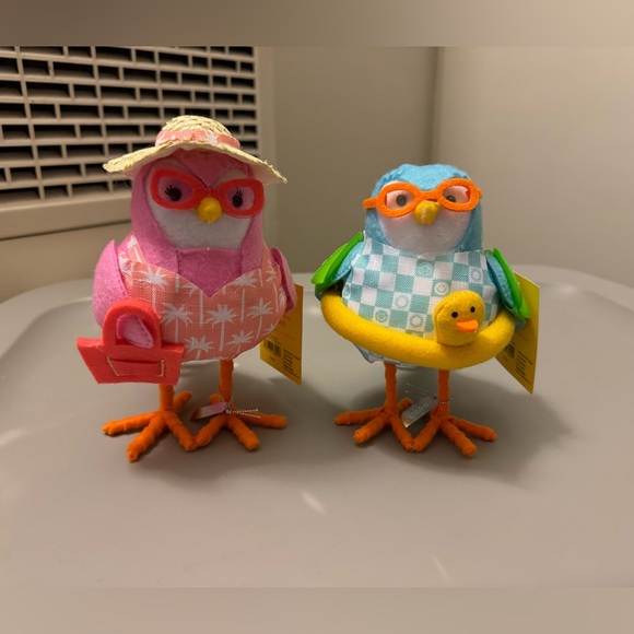 Spritz | Holiday | Nwt Sun Squad 224 Fabric Summer Decorative Birds Set ...